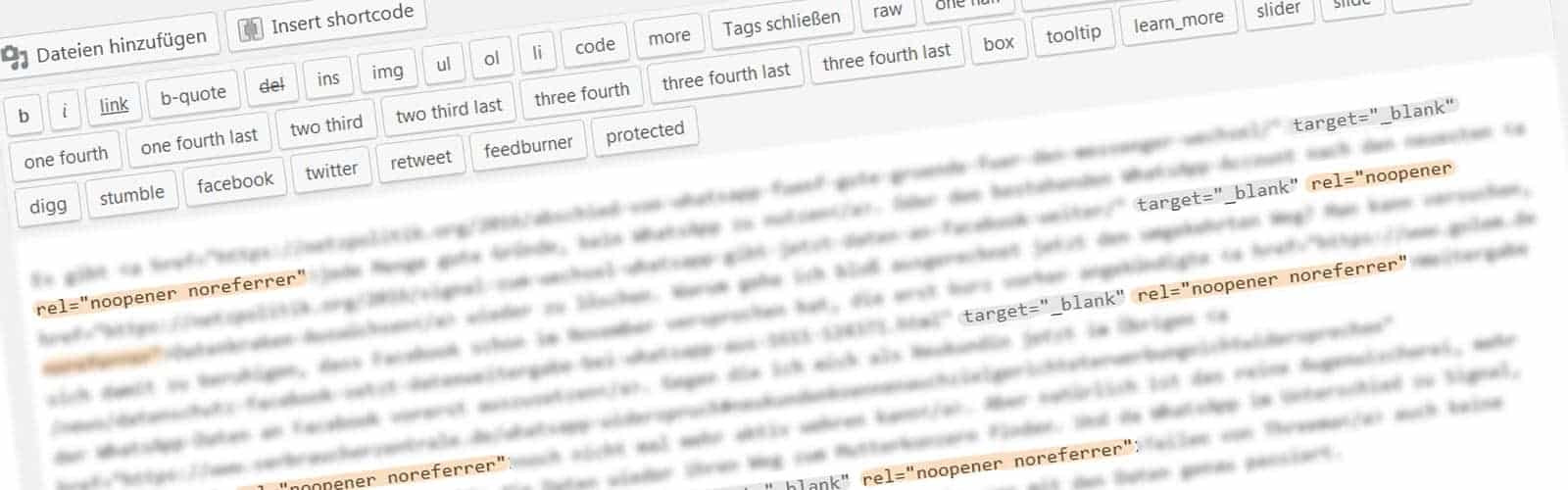 Wo kommen die rel-Attribute in euren WordPress-Links her? • contentIQ | Dr. Katja Flinzner